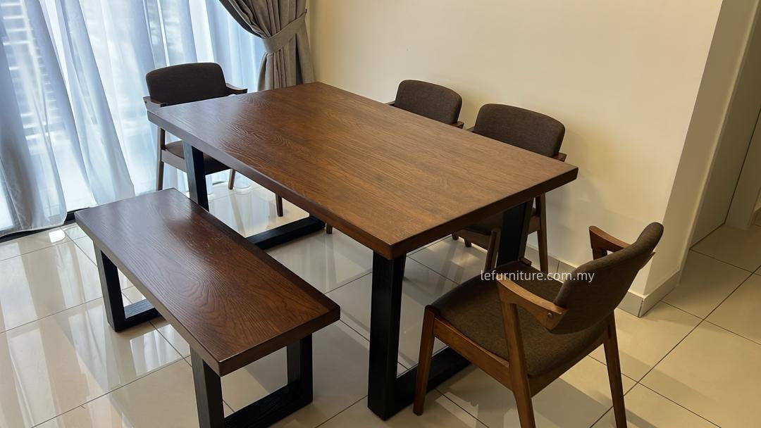 Barron Table (Rubberwood) – LE FURNITURE