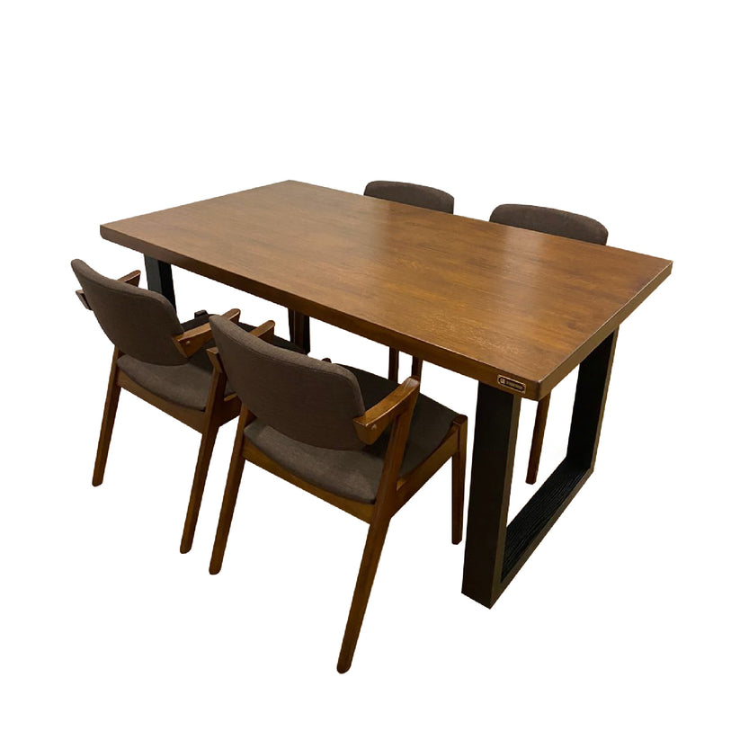 Barron Solid Wood Table Walnut – LE FURNITURE