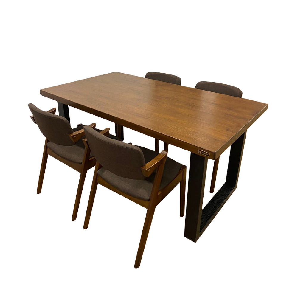 Barron Solid Wood Table Walnut – LE FURNITURE