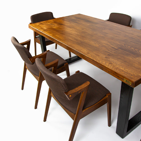 Barron Solid Wood Table Walnut – LE FURNITURE
