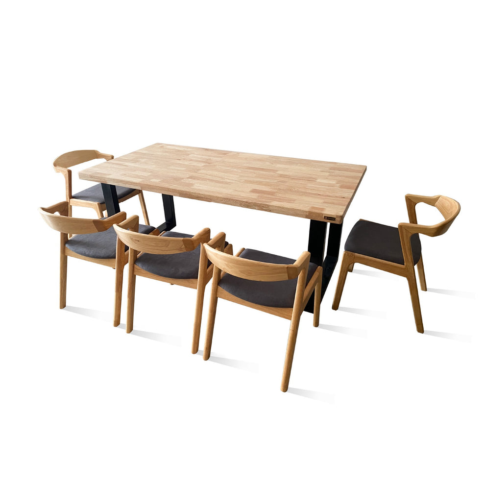 Barron Solid Wood Table Natural – LE FURNITURE