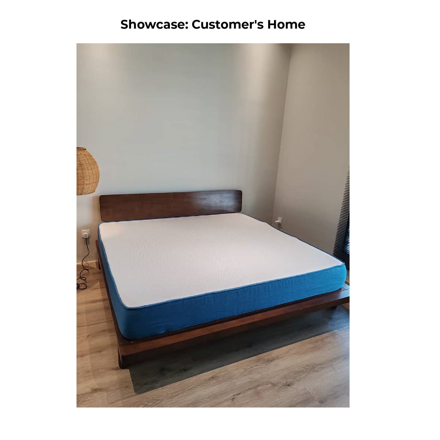 Muji Bedframe Walnut – LE FURNITURE